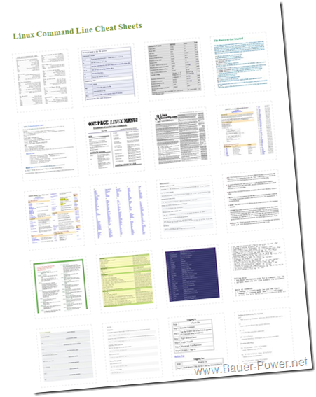 Ultimate Collection Of Linux And Unix Cheat Sheets ~ Bauer Power Media